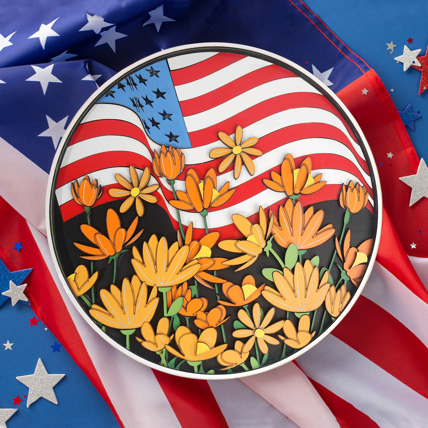 Independence Day Multi-Layer Collage Frame – WeCreat Projects