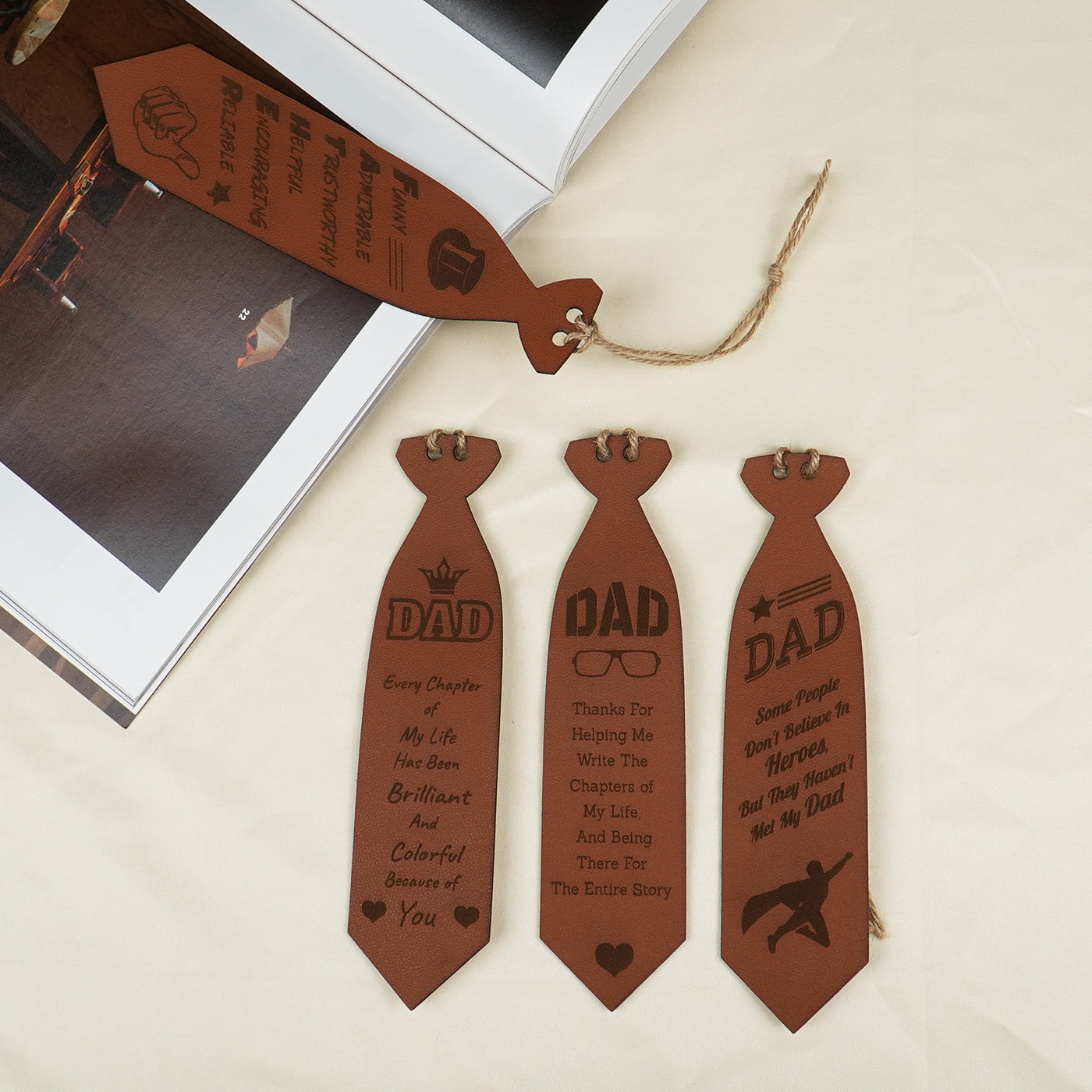 Fathers Day Neck Tie Bookmark – WeCreat Projects