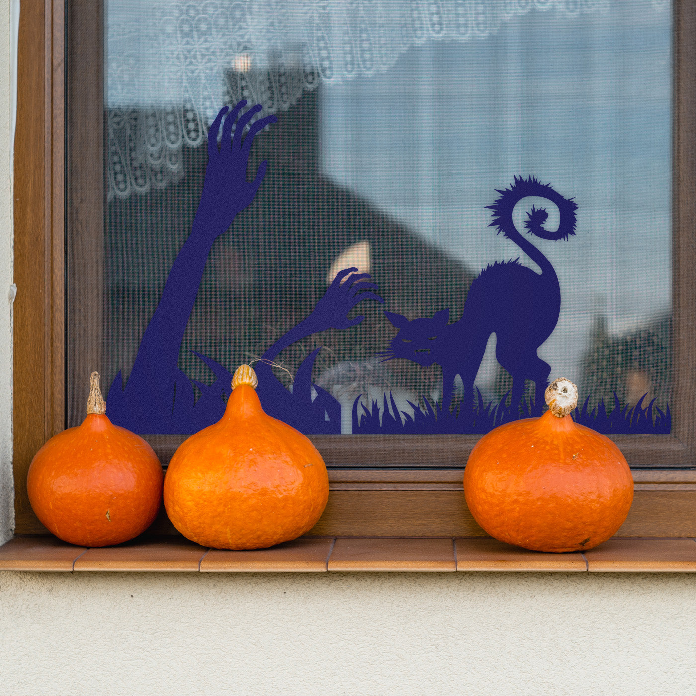 Halloween Craft Felt Window Decal – WeCreat Projects