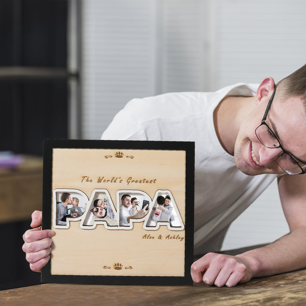 PAPA Fathers Day Photo Frame – WeCreat Projects