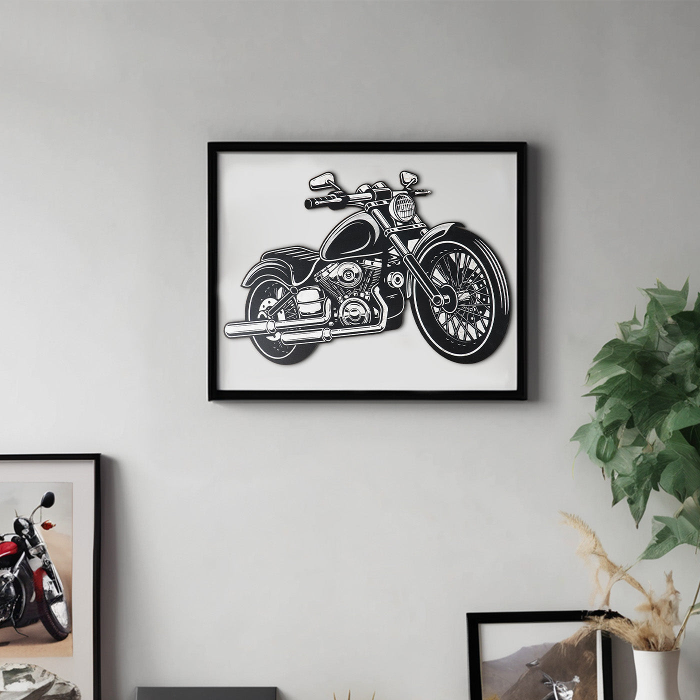 Motorcycle Motorbike Wall Art – WeCreat Projects